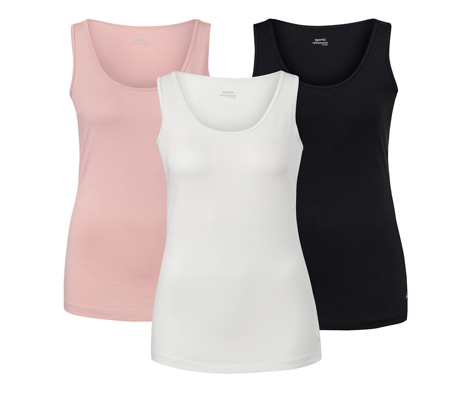 Topy, 3 sztuki, czarny, różowy i szary Kup w Tchibo | 154334